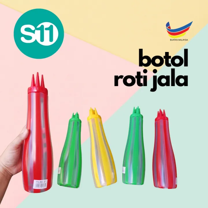 TP Botol Kuih Jala 5 Lubang/Botol Roti Jala 5 Lubang/Botol Roti Jala ...