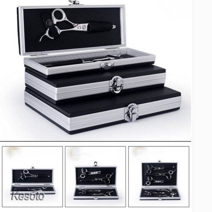 Aluminum Salon Scissors Storage Case Pet Hairdressing Tools organizer ...