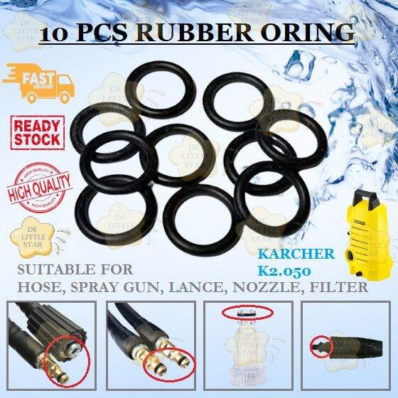 [READY STOCK] REPLACEMENT RUBBER O'RING ORING 10 PCS FOR KARCHER K2.050 ...