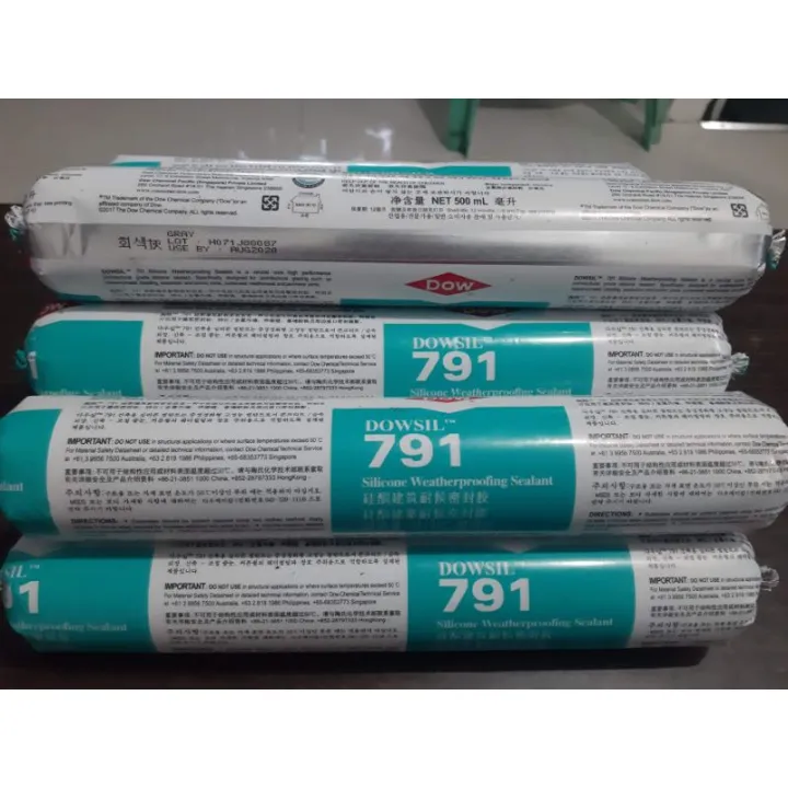 【Ready Stock】 Dowsil 791 500ml Weather proofing sealant (black) | Lazada PH