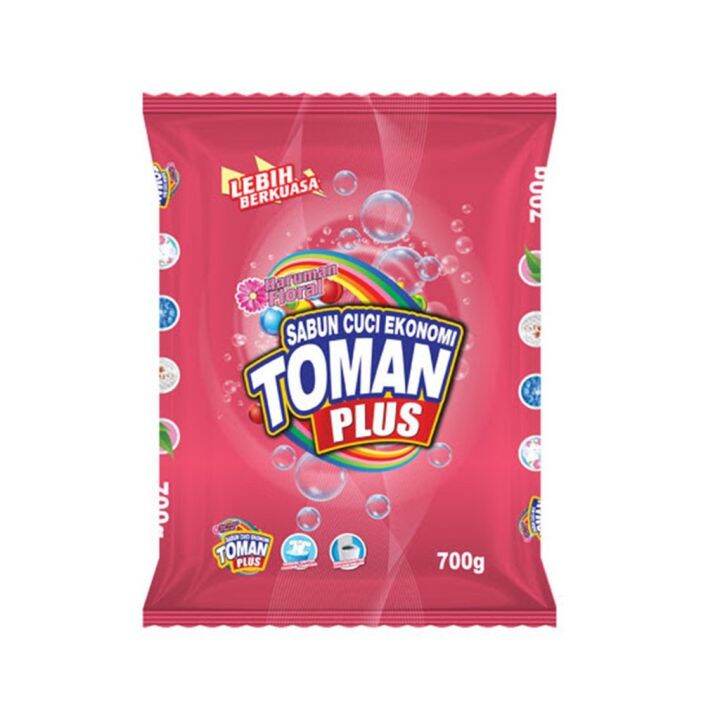 Toman Plus Detergent Powder Floral 700g | Lazada