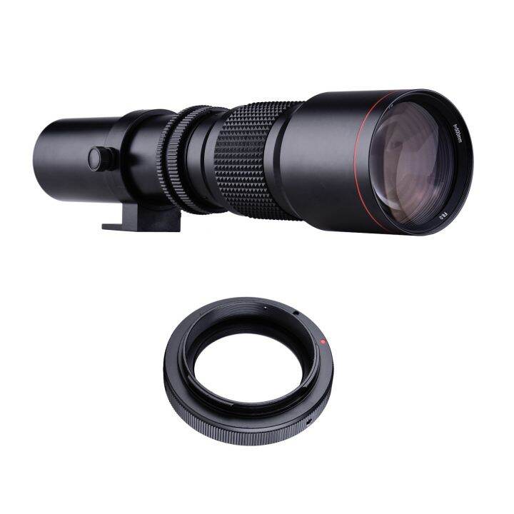500mm F8.0-32 Multi Coated Super ephoto Lens Manual Zoom + T-Mount to ...