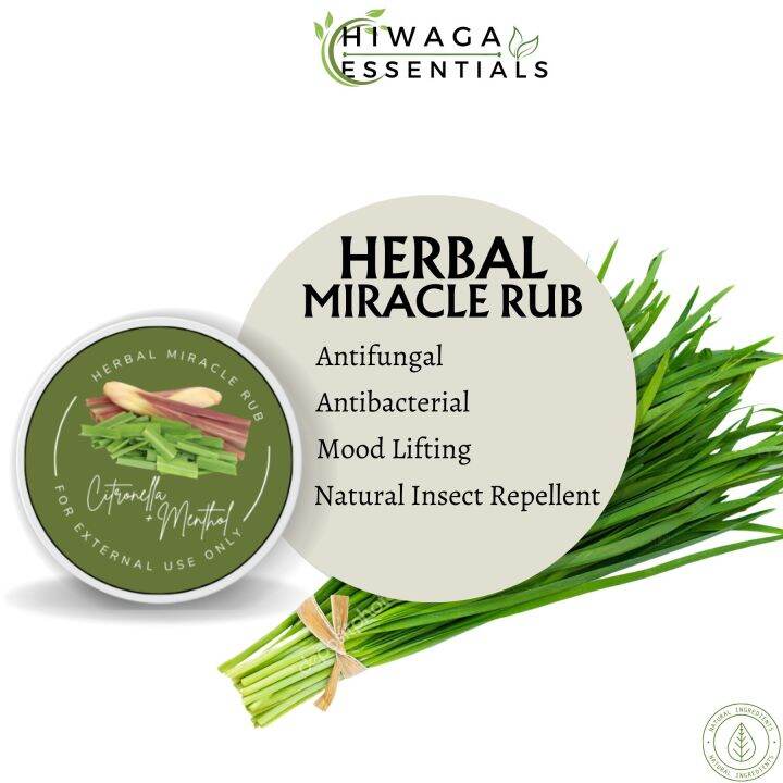 Citronella Menthol Healing Ointment Rub Cooling Relief for Bug Bites ...