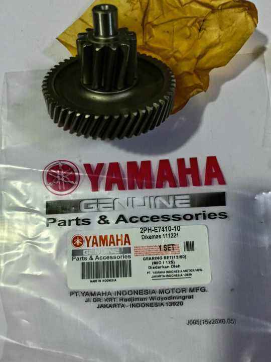 Yamaha Genuine Mio I 125/ Mio Soul I 125/ M3/ 2PH Gearing Set (12x50 ...