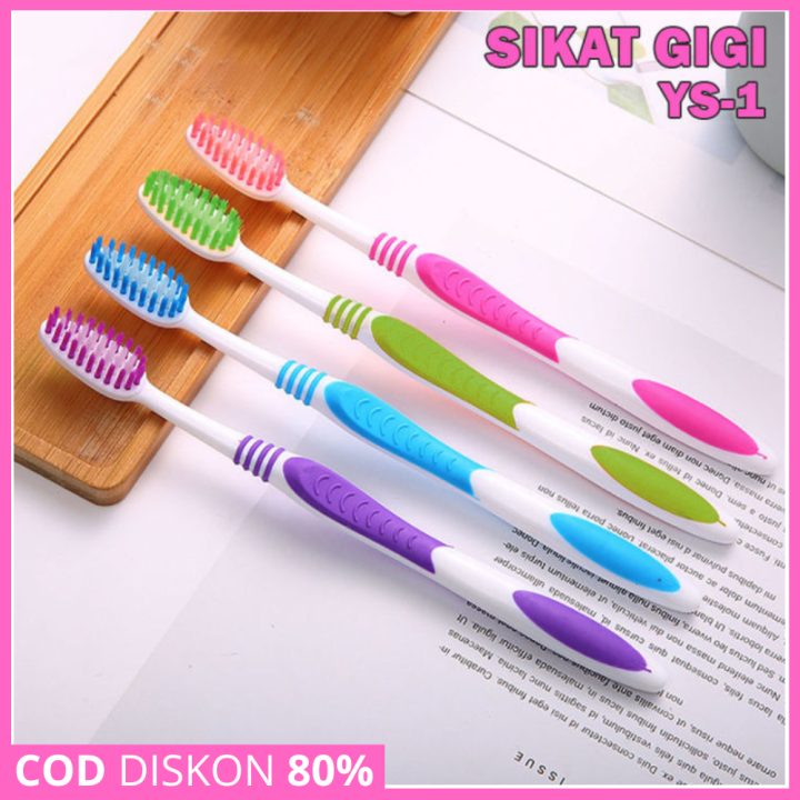 Sikat Gigi Double Care Sensitive Soft-sweet 4 PCS / Sikat Gigi Dewasa ...