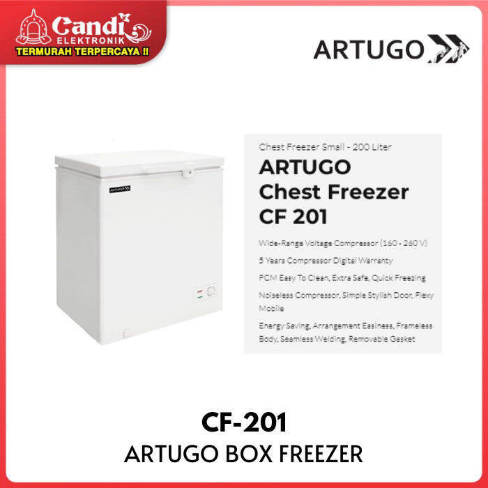 ARTUGO Box Freezer Kapasitas 210 Liter CF-201 | Lazada Indonesia