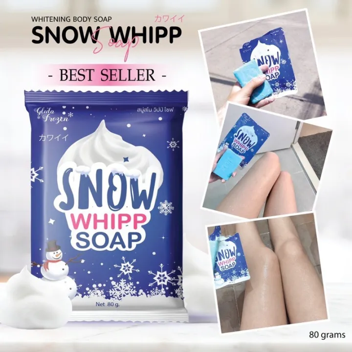 Snow Whipp Soap by Gluta Frozen Thailand 80g | Lazada PH