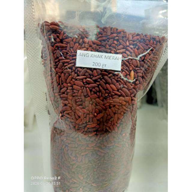 [Herbal] 200gr Ang Khak - Angkak - Ang Kak - Fung Khiuk Kiuk - Biji ...