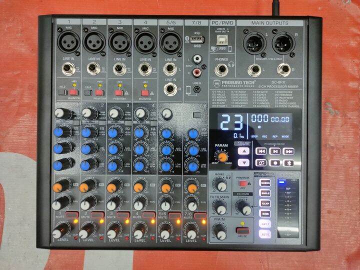 PROEUROTECH SC-8FX MIXER มิกซ์ มิกเซอร์ เครื่องปรับแต่งเสียง โปรยูโร่ ...