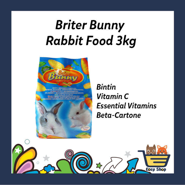Briter Bunny Rabbit Food 3kg Carrot Rabbit Pellet Makanan Arnab | Lazada