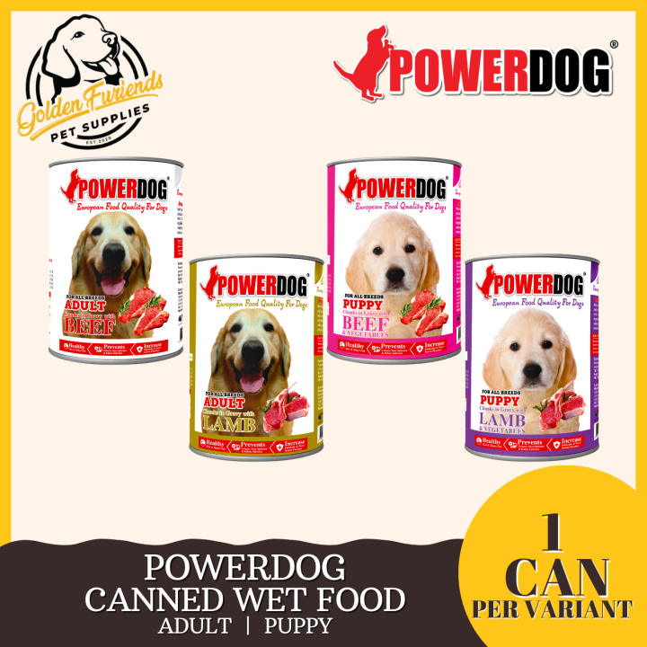 Powerdog Organic WET FOOD in Can 405g Adult and Puppy | Lazada PH