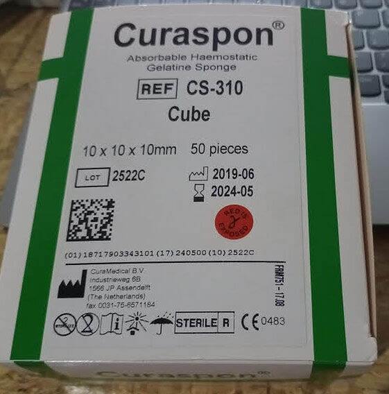 Curaspon Dental Cube steril box 50pcs cat. CS310 | Lazada Indonesia