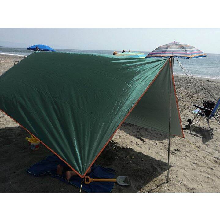 Big Flysheet Tent 5m x 3m nail & rope ( uv protection ) Color Big Fly ...