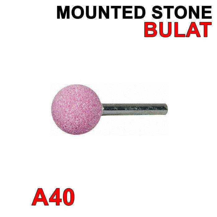 Mounted Stone 19 X 6 mm A40 Tangkai Bulat Batu Mata Tuner Gerinda 19mm ...