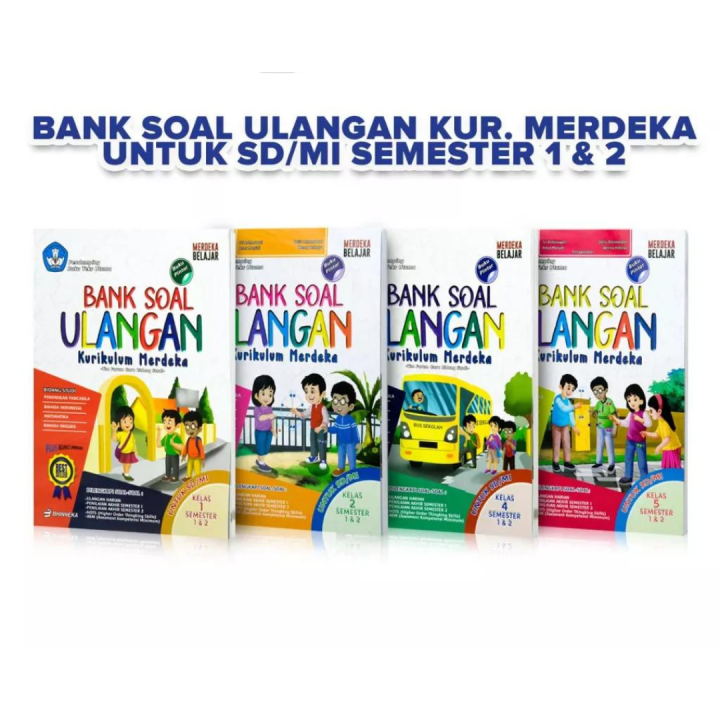 Buku Soal Latihan SD&MI / Buku Pendidikan SD&MI / Bank Soal Ulangan Kurikulum Merdeka untuk SD ...