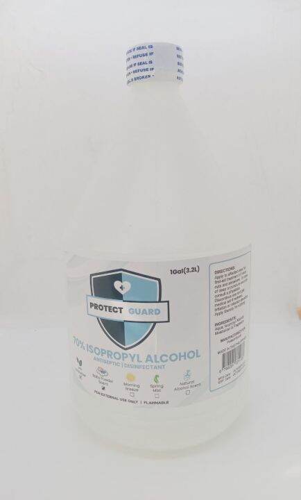 Protective Guard Isopropyl Alcohol 70% Solution - 1 Gallon | Lazada PH