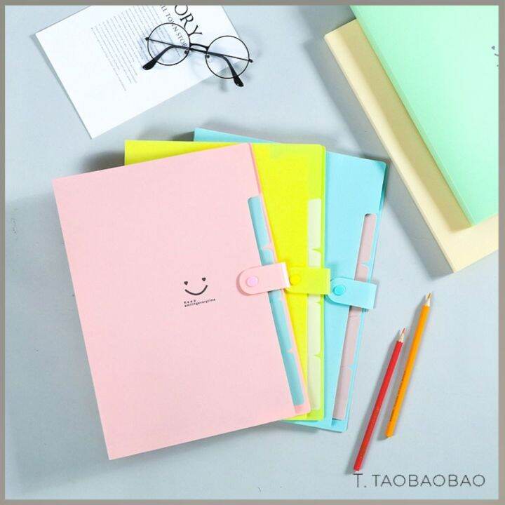 Smile test paper information kit Student Test Paper Bag Multi-Layer ...