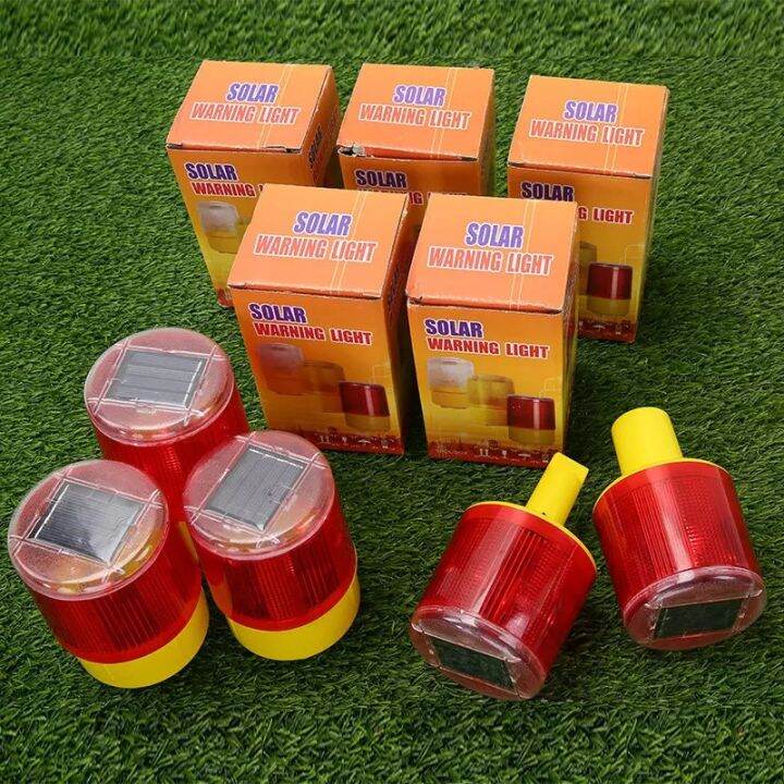 💜 Beauty 2u 💜 Solar Powered Traffic Light Safety Signal Beacon Lamp ...