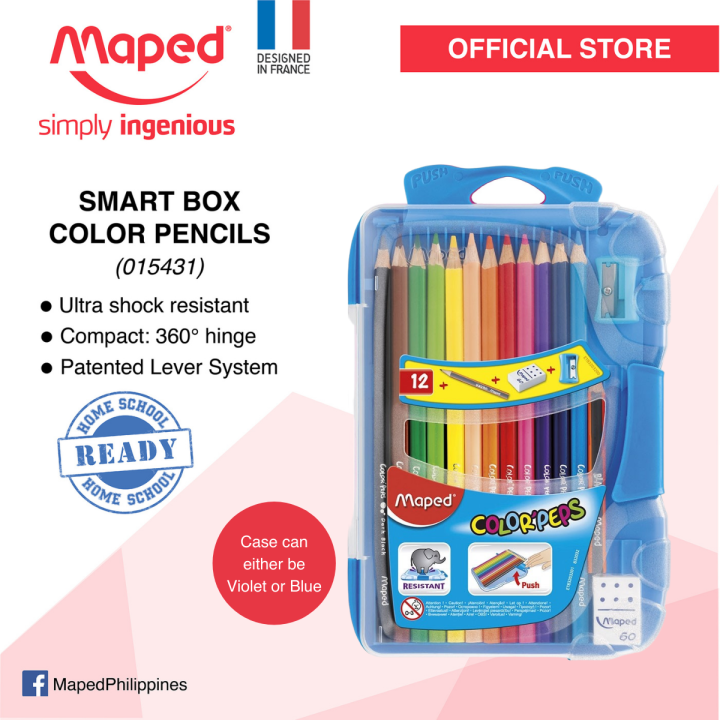 MAPED Smart Box Color Pencils | 12 colors | 832032 | Lazada PH