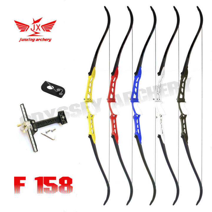 คันธนูรุ่น JUNXING F158ชุดธนูรีเคิร์ฟ with Sight and Arrow Rest for ...