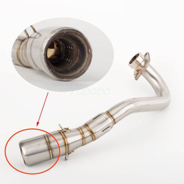 Modify Motorcycle Exhaust Middle Link Pipe Xmax250 Xmax300 Xmax400 2017