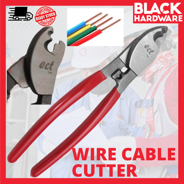 BLACK HARDWARE Ect Crimping Functioned Copper Cable Wire Cutter Plier ...