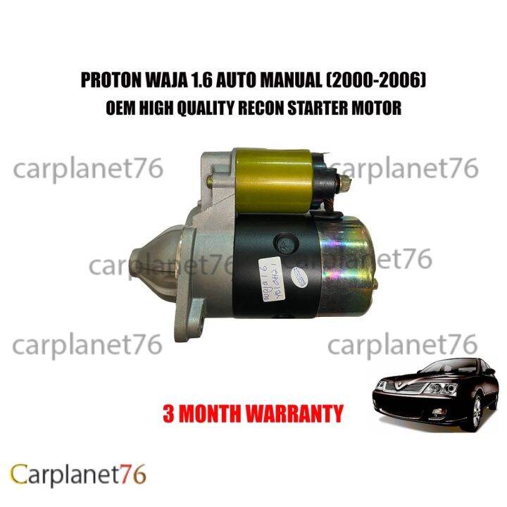 PROTON WAJA 1.6 AUTO MANUAL (2000-2006) STARTER MOTOR 8T MADE BY OEM 3 ...