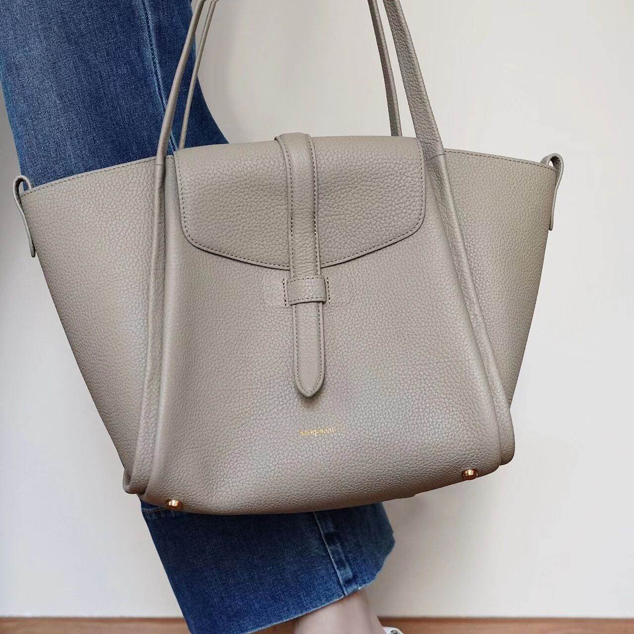 LEGOGO ตะกร้าขนาดกลาง2022ชุดตะกร้ากระเป๋าผู้หญิงแบบพกพาความจุมากหนังวัว ...