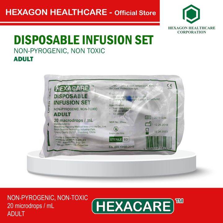 INF02L - Infusion Set (HEXACARE), Adult Size | Lazada PH