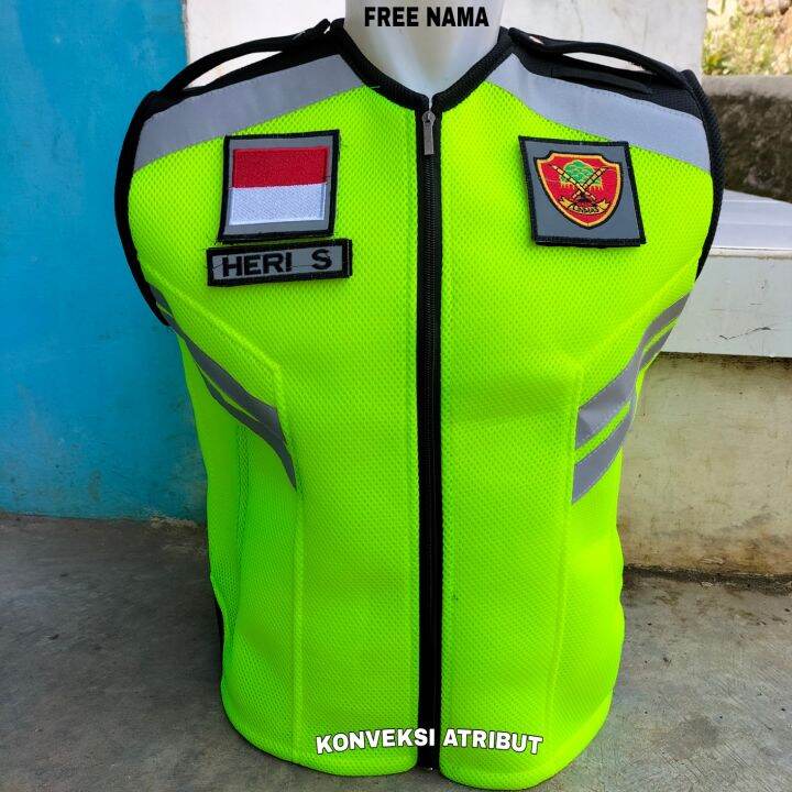 rompi linmas full logo terbaru 2023 | Lazada Indonesia