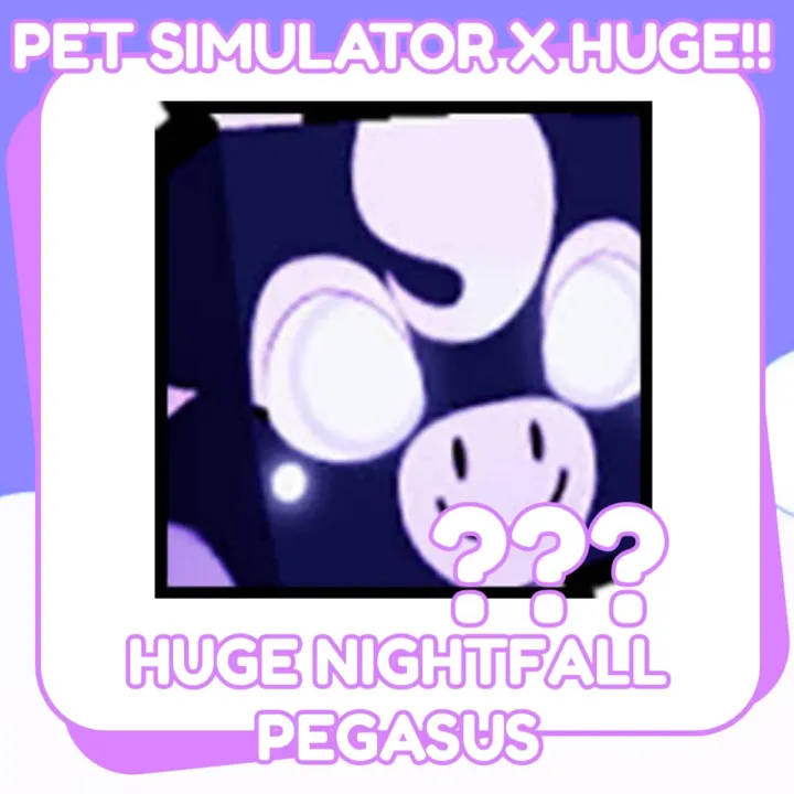 Huge Nightfall Pegasus Pet Simulator X | Lazada PH