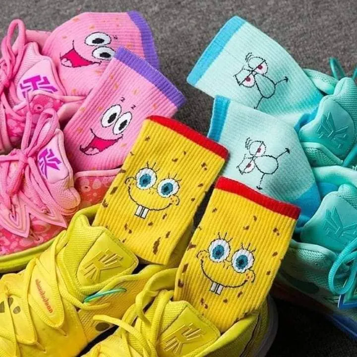 spongesbob medyas socks unisex adult | Lazada PH