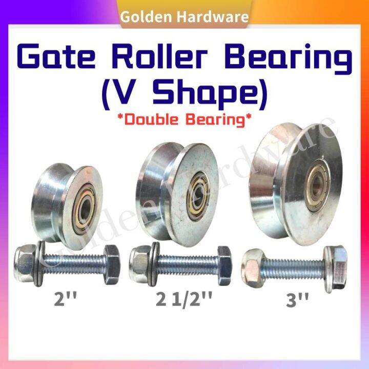 Auto Gate Roller Bearing (V Shape) 2'',2 1/2'' & 3'' / V Type Roller ...