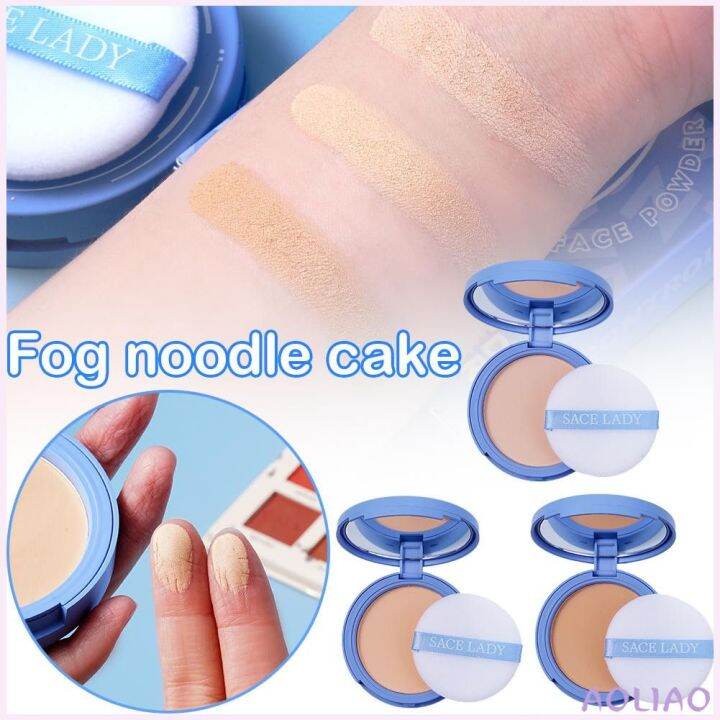 AOLIAO SACE LADY Oil-control Compact Powder Waterproof Matte Powder ...