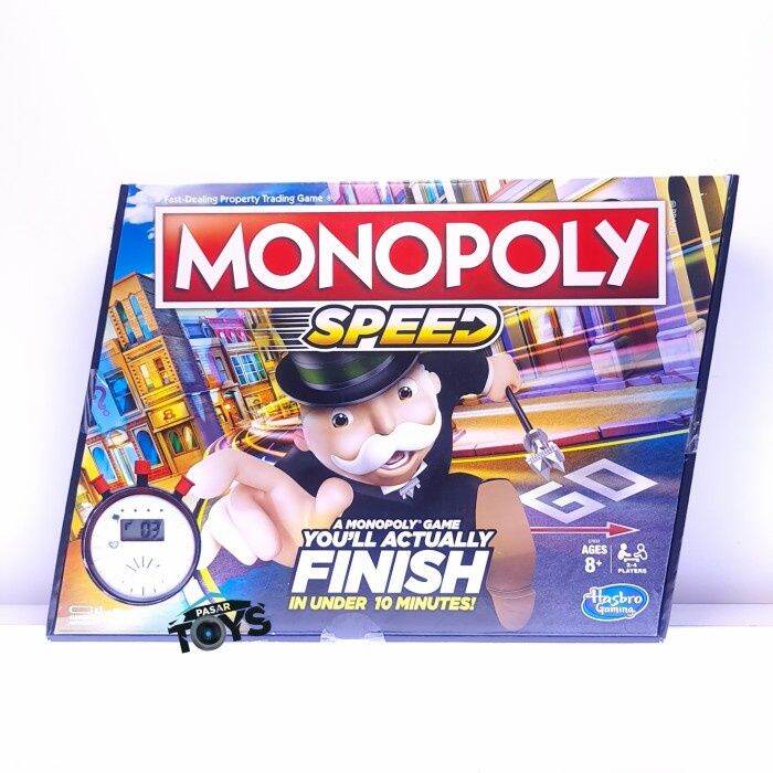 Monopoly Speed - Fast playing Monopoly Board Game Hasbro | Lazada Indonesia