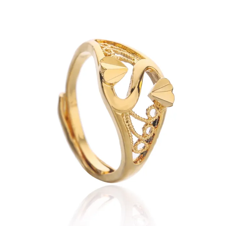 SK Jewelry 24k Gold-Plated Korean Design Ring | Lazada PH