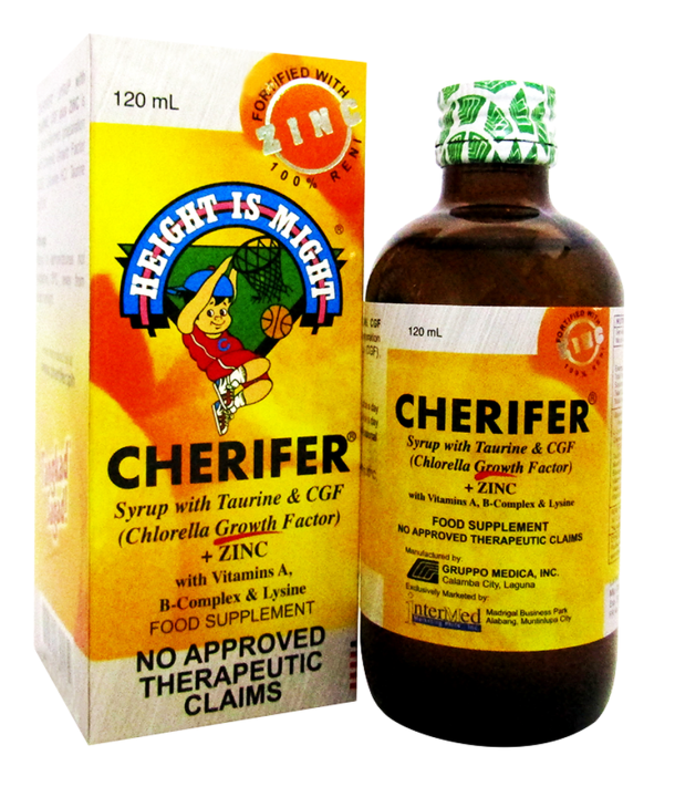 Cherifer with Zinc Syrup 120 ml | Lazada PH