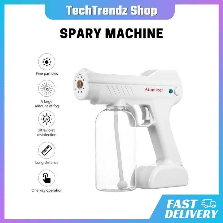 Spray Gun Blue Light Nano Steam Atomizing fogg Disinfection Spray ...