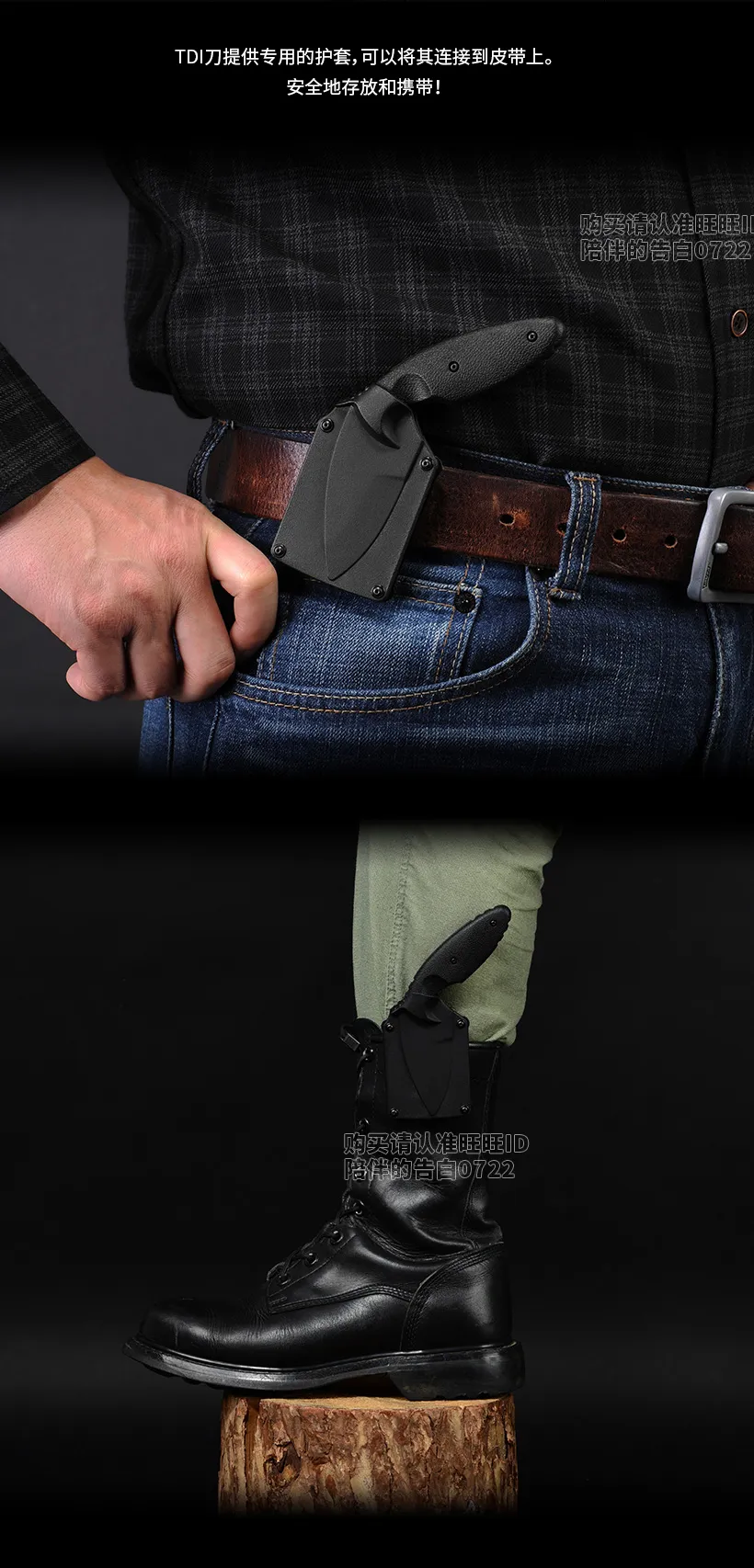 Authentic American KABAR Kaba 1480 tactical equipment portable mini ...