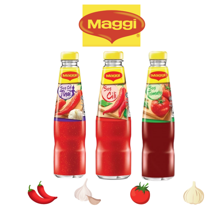 Maggi Chilli/Tomato Sauce/Thai Chilli Sauce -340g | Lazada