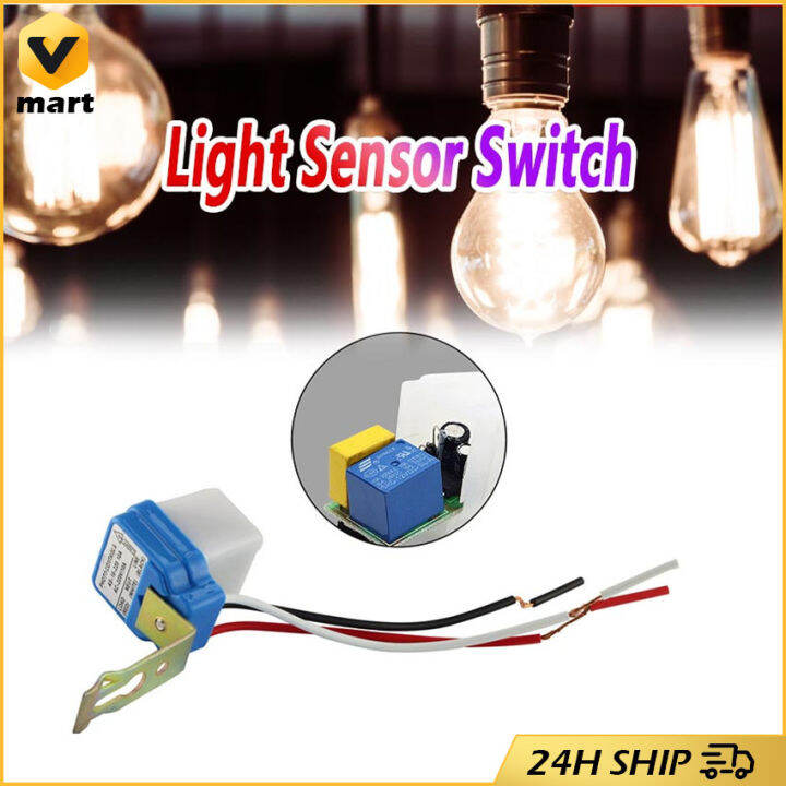 Automatic Auto on Off Photocell Street Light Switch DC AC 220V 50-60Hz ...