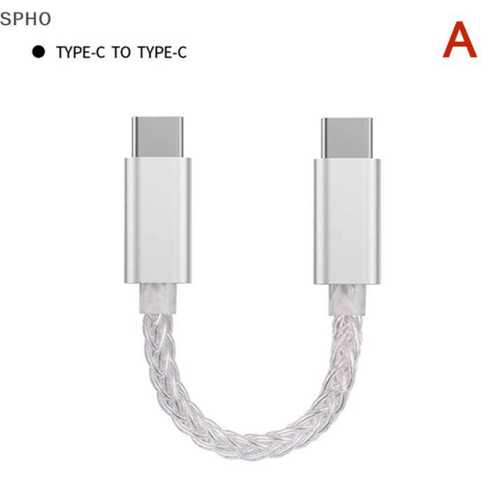SPHO USB Type C To Type C DAC Hifi Adapter Earphone Amplifie Digital ...