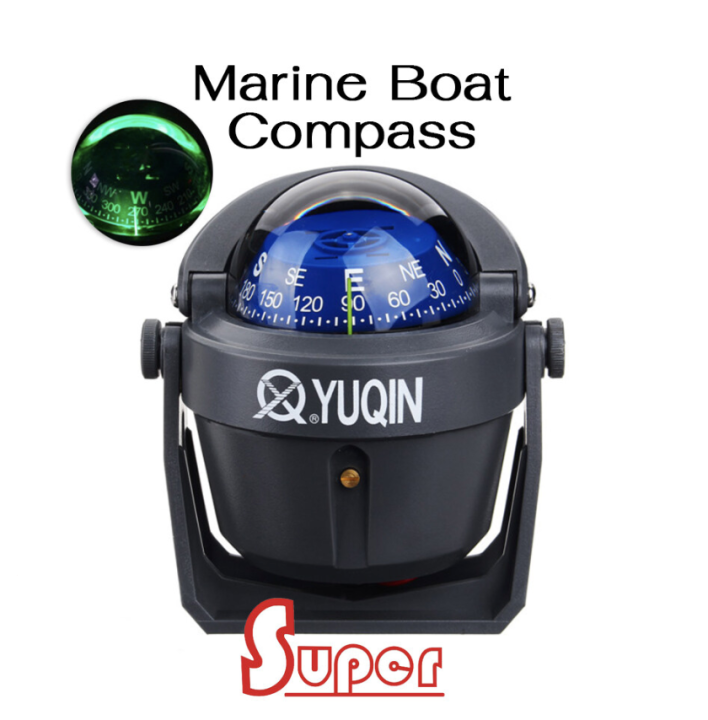 Super เข็มทิศเดินทาง เข็มทิศ เข็มทิศเรือ Marine Boat Adjustable ...