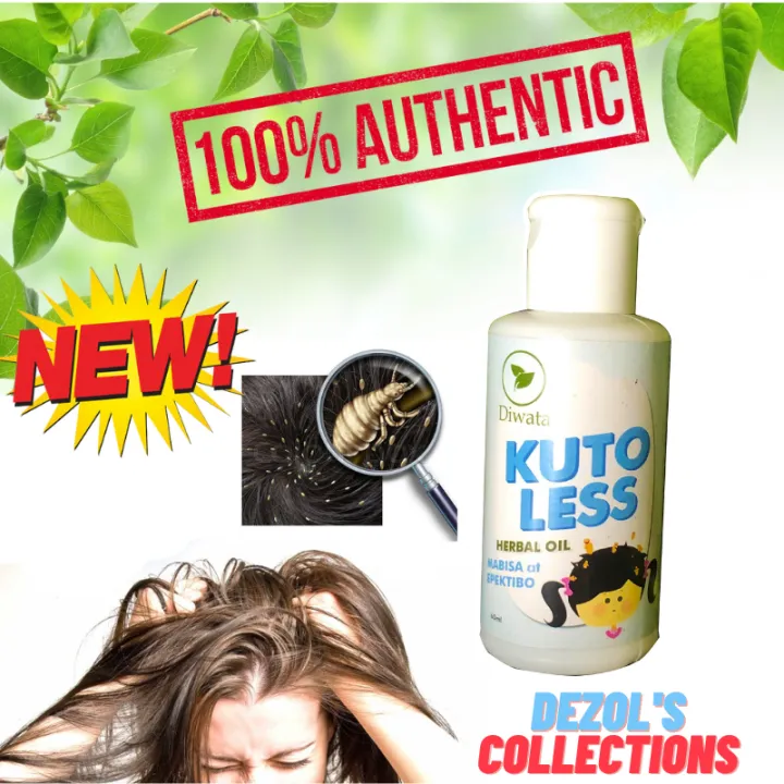 [SALE] Authentic KutoLess Herbal Oil Shampoo Lice Remover Kuto less ...