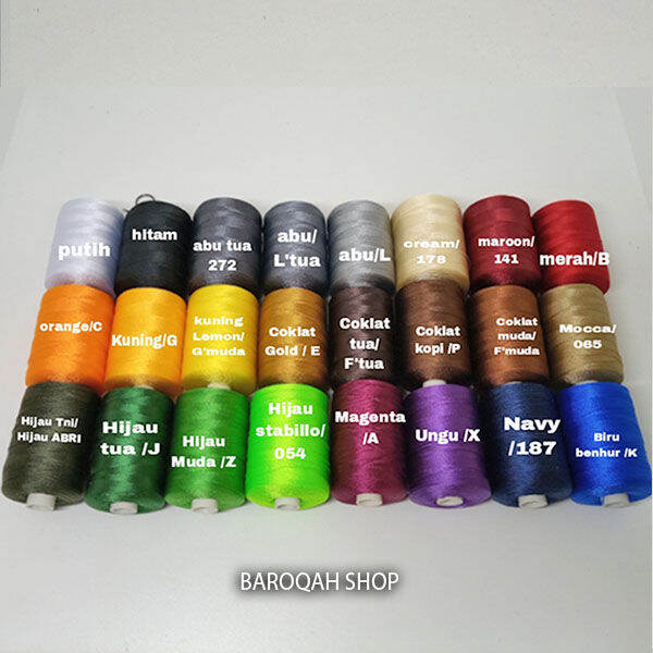 Benang Jahit Nylon Nilon No 30 / Benang Jahit Tas Sofa Kulit / Sewing ...