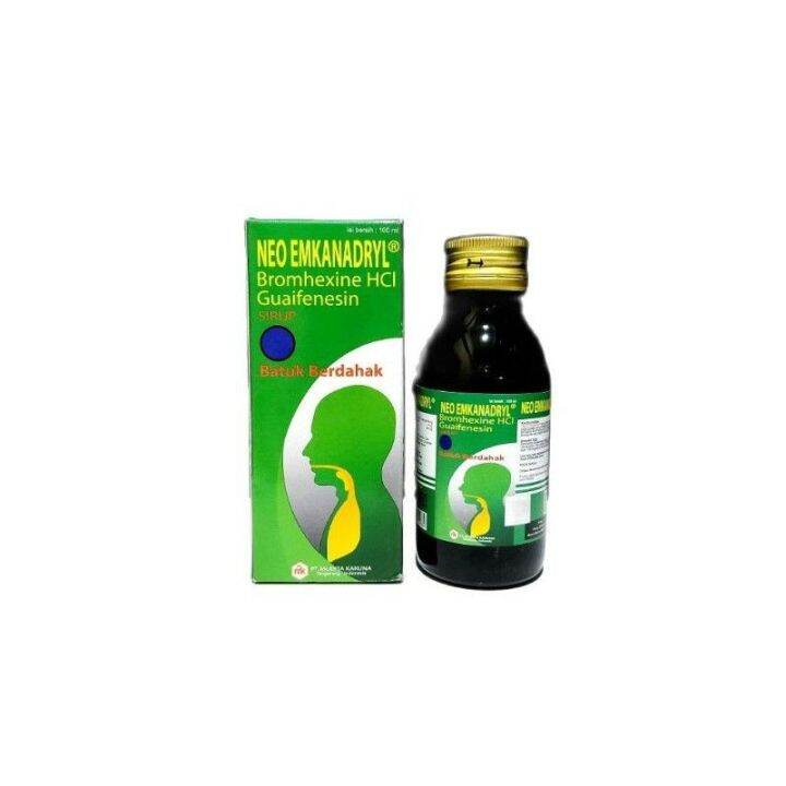Neo Emkanadryl - Obat batuk Syrup - 100 mL | Lazada Indonesia