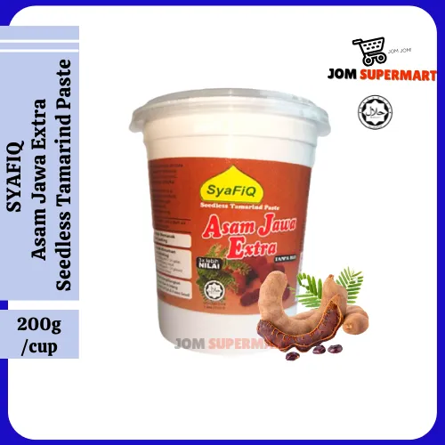 SYAFIQ Asam Jawa Extra tanpa biji / Seedless Tamarind Paste 200g | Lazada