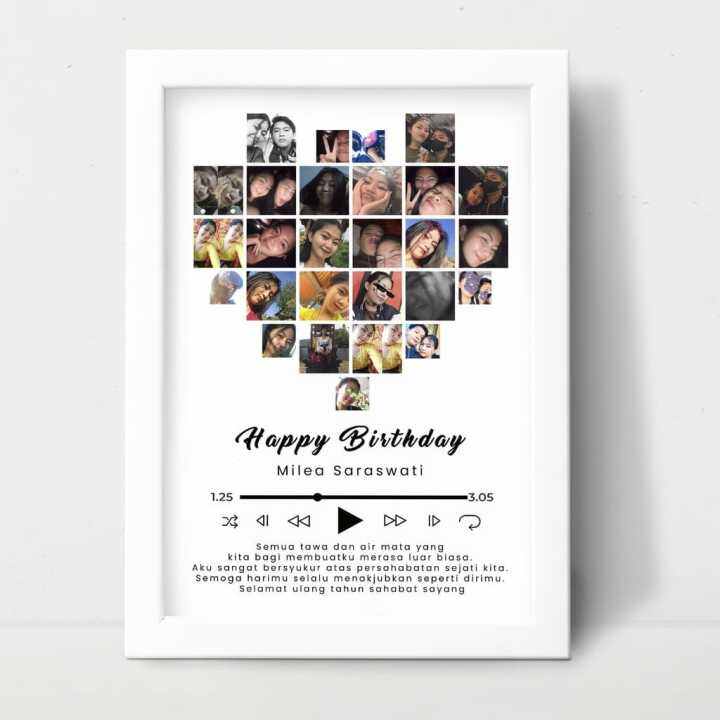 Kado untuk pacar 1 paket gift love / hadiah ulang tahun cetak foto plus ...