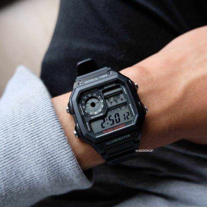 นาฬิกา Casio รุ่น AE-1200WH-1AV ของแท้ทั้งร้าน | Lazada.co.th