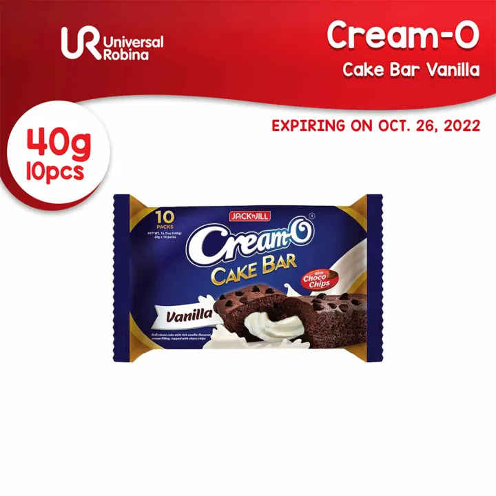 Cream-O Cake Bar Vanilla (40gx10) | Lazada PH